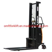 China Steel PA 1 Ton 1000 Kg Cdsd10 Walker Half Semi Electric Pallet Stacker Jack Ce ISO for sale