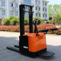 China 2t Electric Pallet Stacker with 1600-5500mm Lift Height and 560X1220mm/685X1220mm Fork for sale