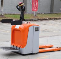 China Powered Pallet Truck Full Electric CBD30 3 Ton 3000kg Stand-on Type Height 1450mm for sale