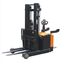 China Chinese Electric Stand-on Reach Stacker with 740X1070mm Fork and Free Battery Charger for sale