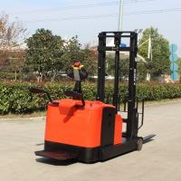 China 1690mm Min. Turning Radius 2 T Stand on Electric Reach Stacker Truck with 5.0m Mast for sale