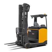 China 1.5t Electric Standing Scissor Telescopic Reach Truck with Travel Speed of 9/10km/H for sale