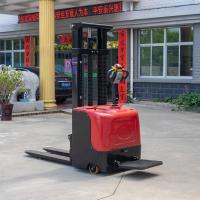 China 1.6ton 2ton Electric Stacker with Battery and Charger 1.6m 2m 2.5m 3m 3.5m 4m 4.5m 5m 5.5m Mast Fork 560X1220mm for sale