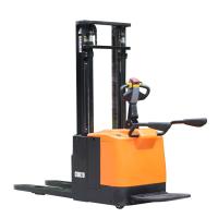 China Electric Pallet Stacker 2t 2.0 Ton with 2500mm Lifting Height Battery Charger Free for sale