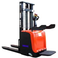 China Ce Approved 1.5 Ton Full Electric Pallet Stacker with Maximum Running Speed of 5.5km/H for sale