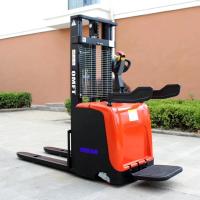 China Ce Approved 1.5 Ton Full Electric Pallet Stacker with Maximum Running Speed of 5.5km/H for sale
