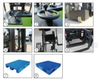 China Electric 3-Way Pallet Reach Stacker Vna Forklift Truck with 2017mm Min. Turning Radius for sale