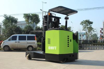 China Electric Reach Truck with PU Solid Tire Duplex Mast Triplex Mast Battery 48V/400ah 2ton for sale