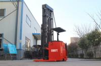 China 48V/400ah Battery Powered 1 Ton 3-Way Forklift Pallet Stacker with Free Battery Charger for sale