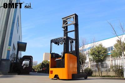 China 100/30/1070mm Fork 3-Way Battery Reach Truck with Zapi Controller and OEM Spare Parts for sale