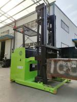 China 1500kg Load Capacity 3 Way Vna Electric Stacker Forklift Truck 9000mm Lifting Height for sale