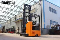 China 2 Ton Electric Power Stand Type Reach Truck with Min. Width of Right Angle Stacking 2790mm for sale