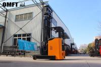China 12m 11m Side Standing Electric Reach Truck Stacking Forklift Lifting Truck Reach Stacker for sale