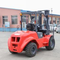China 2t 2.5t 3t 3.5t 4t 5t Rough Terrain Forklift with 1220mm Fork and Pneumatic Tyres for sale