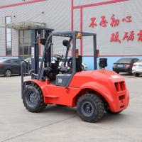 China 2t 2.5t 3t 3.5t 4t 5t Rough Terrain Forklift with 1220mm Fork and Pneumatic Tyres for sale