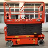 China JCPT Electric Power Self Propelled Hydraulic Automatic Scissor Lifting Platform on Tracks 4m 6m 8m 10m 12m 14m for sale