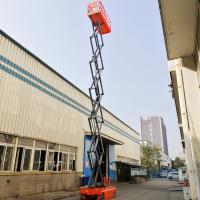 China JCPT Electric Power Self Propelled Hydraulic Automatic Scissor Lifting Platform on Tracks 4m 6m 8m 10m 12m 14m for sale