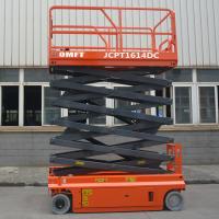 China JCPT Electric Power Self Propelled Hydraulic Automatic Scissor Lifting Platform on Tracks 4m 6m 8m 10m 12m 14m for sale