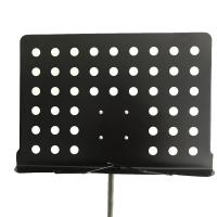 China Reinforced Large Music Stand , Metal Music Stand Anti Glare Stable for Sitting Standing for sale