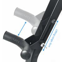 China Foldable Sax Tenor Stand Padded Anti Scratch Adjustable Portable Sax Holder For Stage Home Music Store for sale
