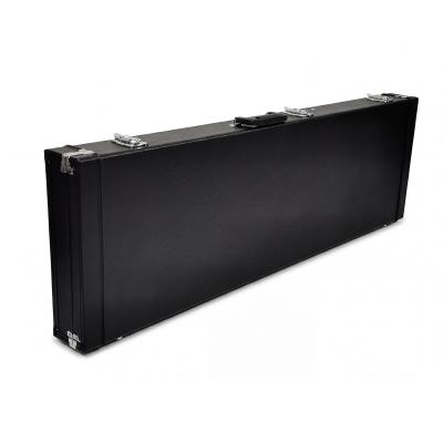 China Wooden Electric Guitar Hard Case Lockable PU Leather Guitar Storage Box Electric Guitars for sale