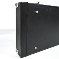 China Wooden Electric Guitar Hard Case Lockable PU Leather Guitar Storage Box Electric Guitars for sale