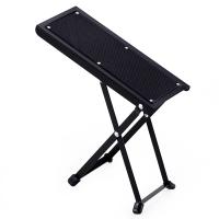China 4 Levels Adjustable Foldable Guitar Foot Rest Anti Slip Metal Stool For Classical Guitar for sale