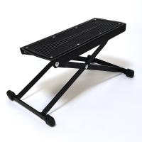 China 6 Levels Adjustable Foldable Guitar Foot Rest Anti Slip Metal Foot Stool for Classical Acoustic Guitar for sale