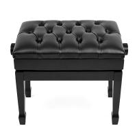 China Adjustable Wooden Piano Bench With Storage Single Padded Piano Stool For Piano Digital Keyboard for sale