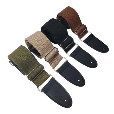 China Vintage Cotton Guitar Strap Adjustable 102g For Acoustic Electric Guitar Bass for sale