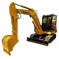 China 5 Ton Used Komatsu Excavator PC56 Fuel-saving Systems Working Systems Original Color for sale