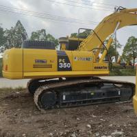 China 32600kg Komatsu PC350 Excavator with Low Working Hours and Original Hydraulic Cylinder for sale