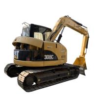 China CAT 308CCR 8TON Mini Excavators Second Hand Caterpillar Machine Weight 8000 KG for sale