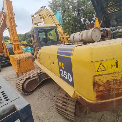 China Heavy Excavator Komatsu PC350 Used Digger Good Condition Machine Weight 35000 KG for sale