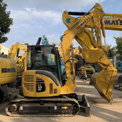 China Used5 Tons Komatsu Pc55mr Mini Crawler Excavator Original Hydraulic Pump for sale
