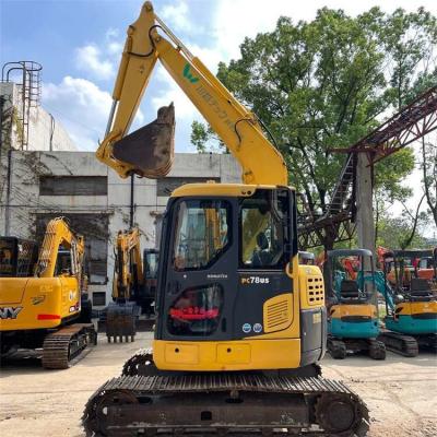 China used excavator komatsu pc78 mini 7tons Second hand digging 7ton 8tons mini used komatsu excavator pc78 for sale