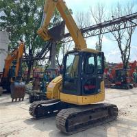 China used excavator komatsu pc78 mini 7tons Second hand digging 7ton 8tons mini used komatsu excavator pc78 for sale