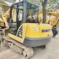 China 34.5KW Used Mini Komatsu Excavator PC56 With Original Hydraulic Valve for sale