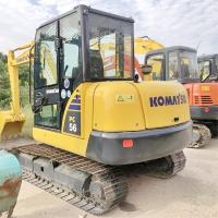 China 34.5KW Used Mini Komatsu Excavator PC56 With Original Hydraulic Valve for sale