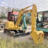 China 34.5KW Used Mini Komatsu Excavator PC56 With Original Hydraulic Valve for sale