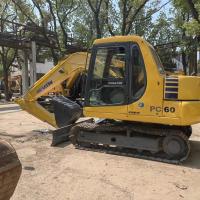 China PC60 Original Komatsu 60 Mini Used Excavator Professional Tracked Excavator for sale