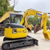 China Second hand Komatsu pc78us mini excavator with low working hours and good condition for sale
