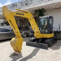 China Original Komatsu PC56 PC55 PC56-7 PC60 PC70-8 Second Hand Excavator with Hydraulic Valve for sale