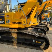 China Second Hand Komatsu PC200 Excavator Original Hydraulic Pump and Cylinder for Crushing for sale