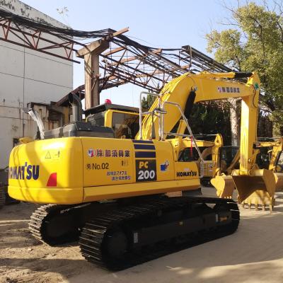 China 20000 KG Used Komatsu PC200 Excavator Digger with Original Hydraulic Pump for sale