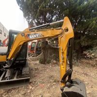 China SANY Mini used excavator SY35 3.5ton original paint low price for sale