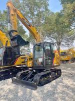 China Low price sale of original hydraulic track type Sany SY75 second-hand excavator and hook machine for sale