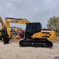 China Sany SY135C Used Excavator Original Color With Original Hydraulic Cylinder for sale