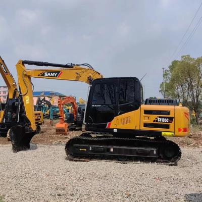 China Sany SY135C Used Excavator Original Color With Original Hydraulic Cylinder for sale