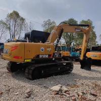 China Sany SY135C Used Excavator Original Color With Original Hydraulic Cylinder for sale